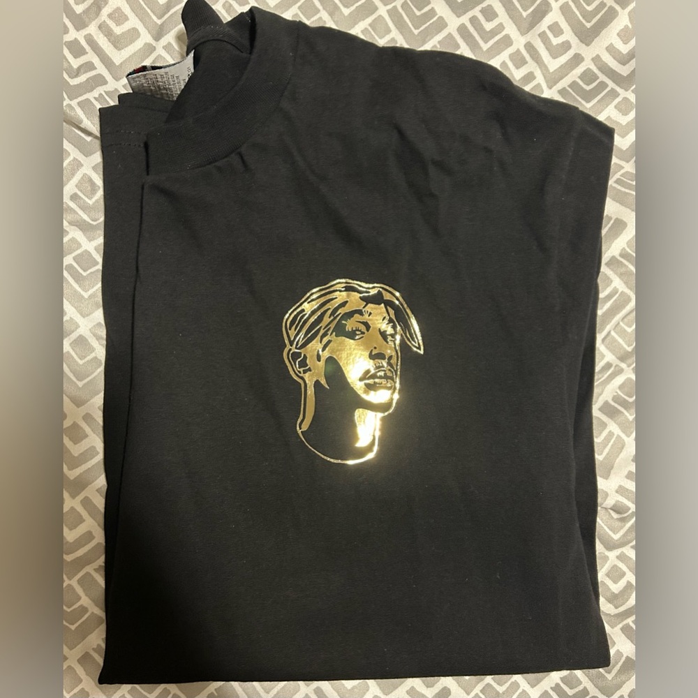 2pac Pro Club Heavy Weight Black T-Shirt- Size Xl - Gem